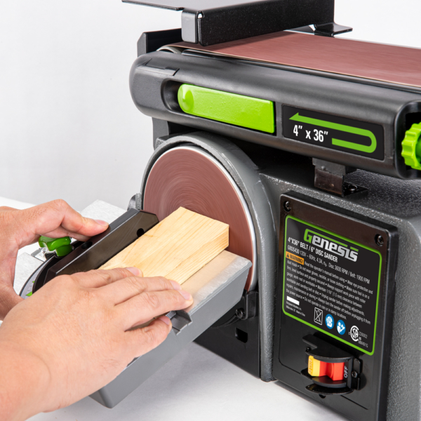 4" x 36" BELT / 6" DISC SANDER - Genesis Power Tools